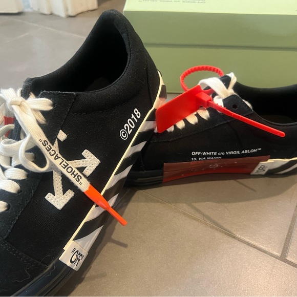 Off-White | Shoes | Original Off White Black Sneakers | Poshmark